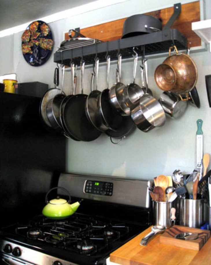 Hot or Not? Pot Racks Over the Stove | The Kitchn