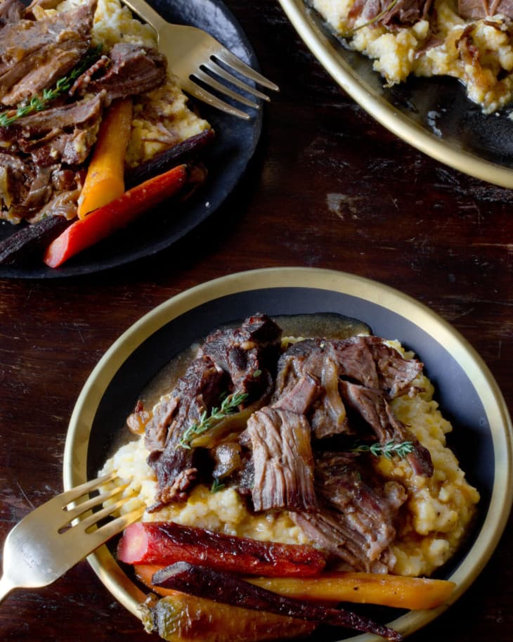 Slow-Cooker Maple and Dijon Pot Roast | The Kitchn