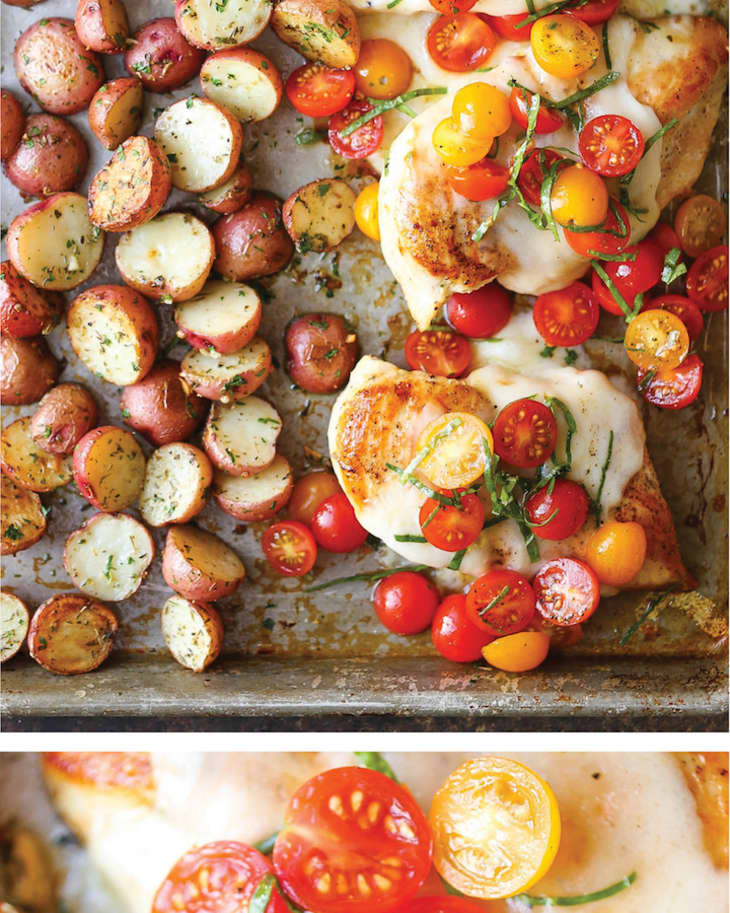Sheet Pan Bruschetta Chicken from Damn Delicious | The Kitchn