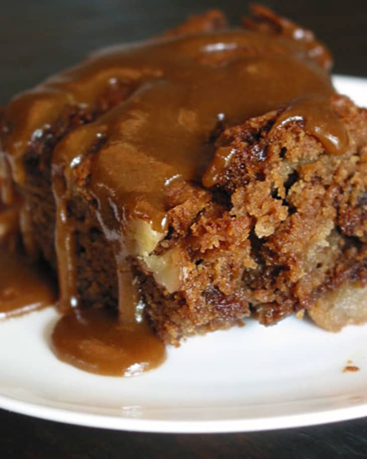 Recipe: Sticky Spiked Double-Apple Cake with a Brown Sugar-Brandy Sauce ...