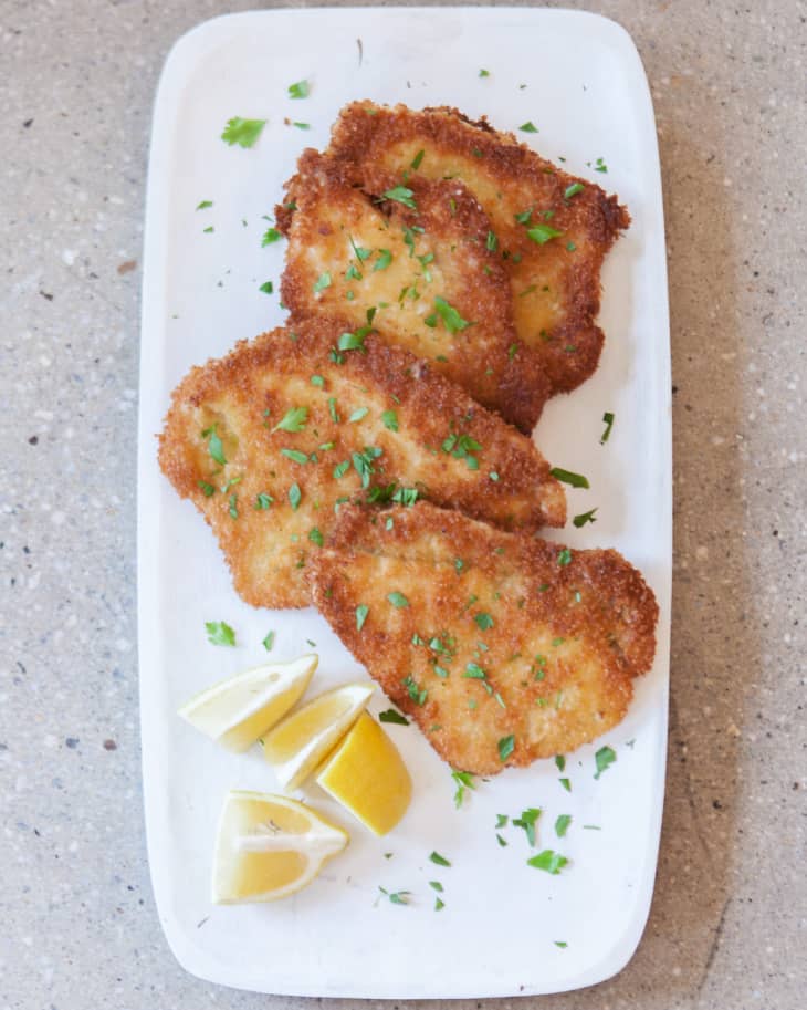 How To Make Pork Schnitzel (Pan-fried, Crispy) | The Kitchn