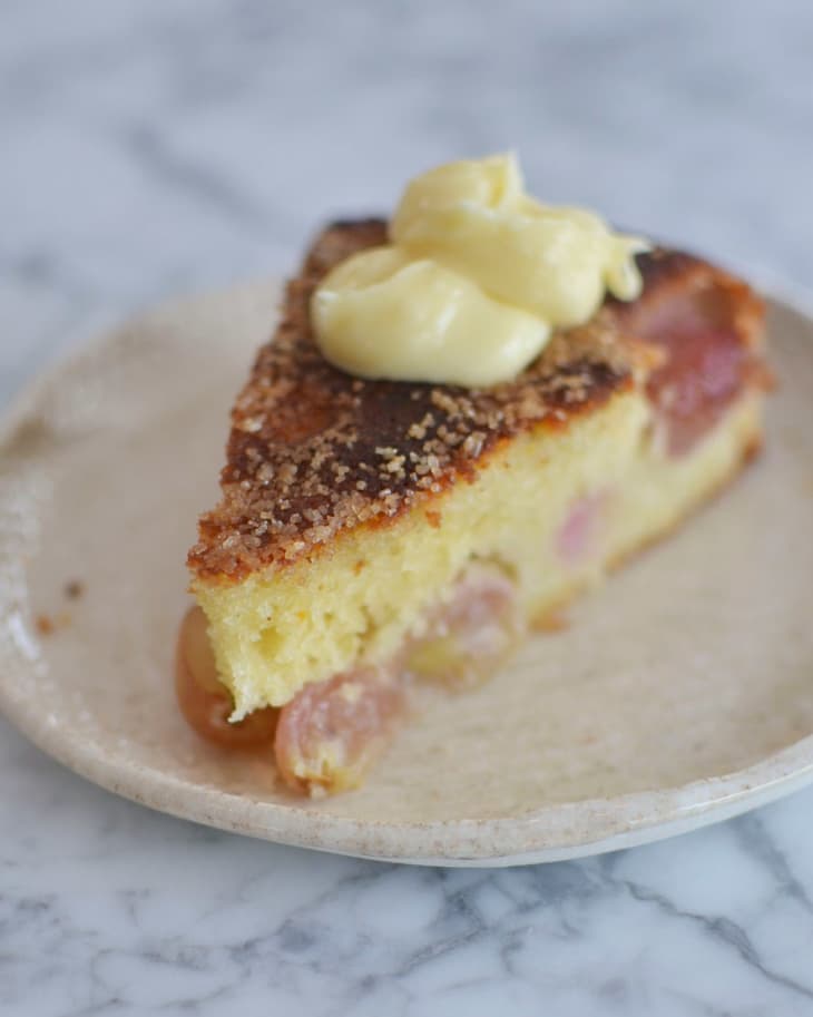 Recipe: Fresh Grape Cake with Luscious Lemon Sauce | The Kitchn