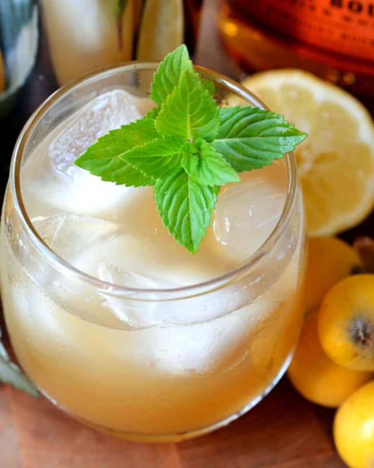 Cocktail Recipe: Loquat Bourbon Smash | The Kitchn