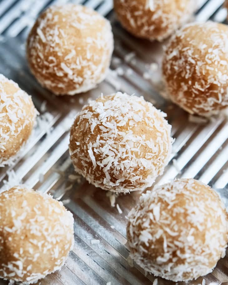 No-Bake Recipe: Coconut Snowballs (Gluten-Free, Nut-Free, & Vegan ...