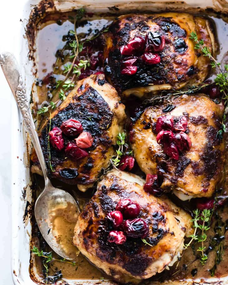 Cranberry Balsamic Roasted Chicken - Cotter Crunch | The Kitchn