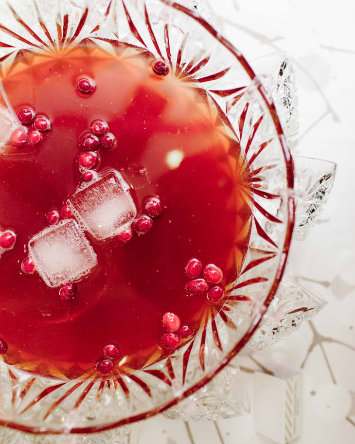 Holiday Cocktail or Mocktail Recipe: Festive Cranberry Fizz | The Kitchn