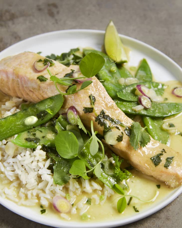 Recipe: 30-Minute Green Curry Braised Salmon | The Kitchn