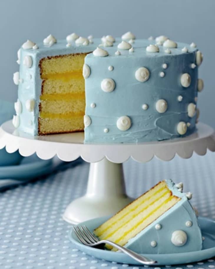 Pretty (and) Easy: Polka Dot Cake from Country Living | The Kitchn