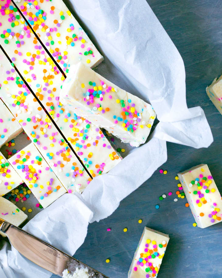 Recipe: 4-Ingredient Funfetti Fudge | The Kitchn