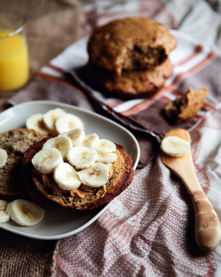 Breakfast Recipe: Banana Muffin Tops with Steel-Cut Oatmeal | The Kitchn