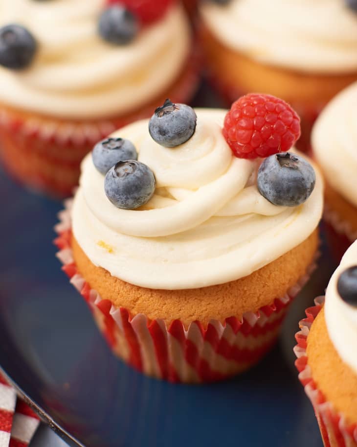 Very Berry 4th of July Cupcakes | The Kitchn