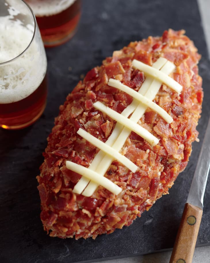 Turn a Cheese Ball into a Football | The Kitchn