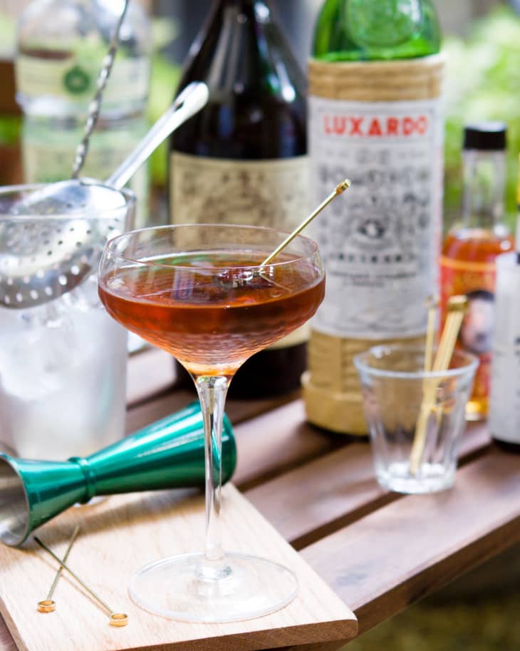 The 9-Bottle Bar Recipe: The Martinez Cocktail | The Kitchn