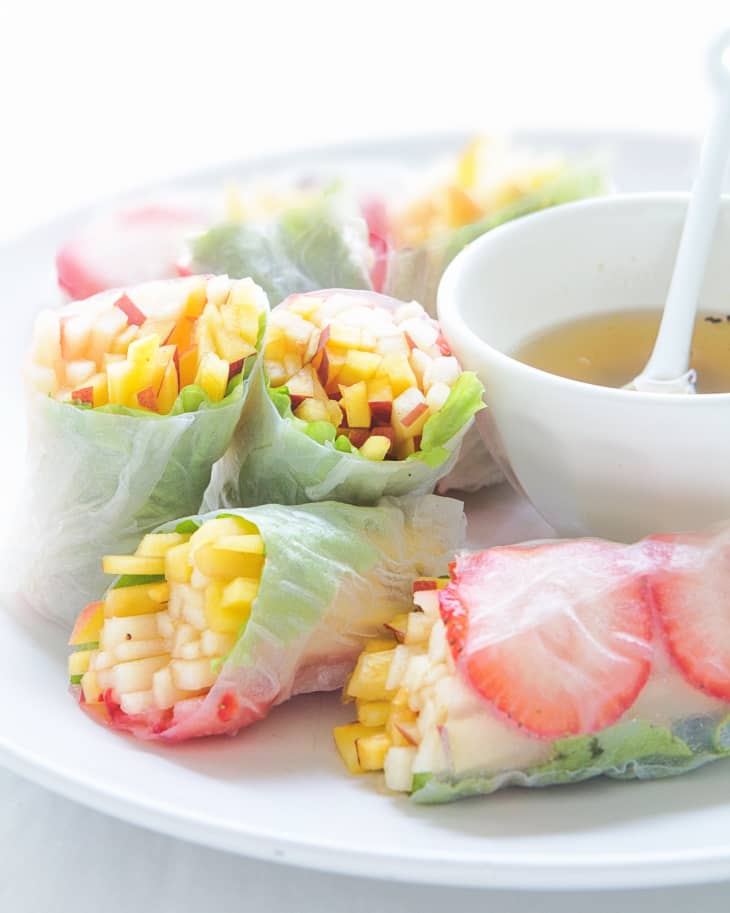 Recipe: Summer Fruit Spring Rolls | The Kitchn