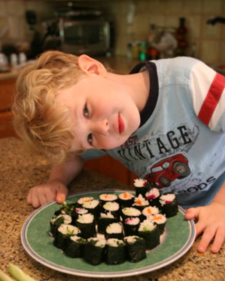 Summer Project: Make Vegetable Maki Sushi With Kids! | The Kitchn