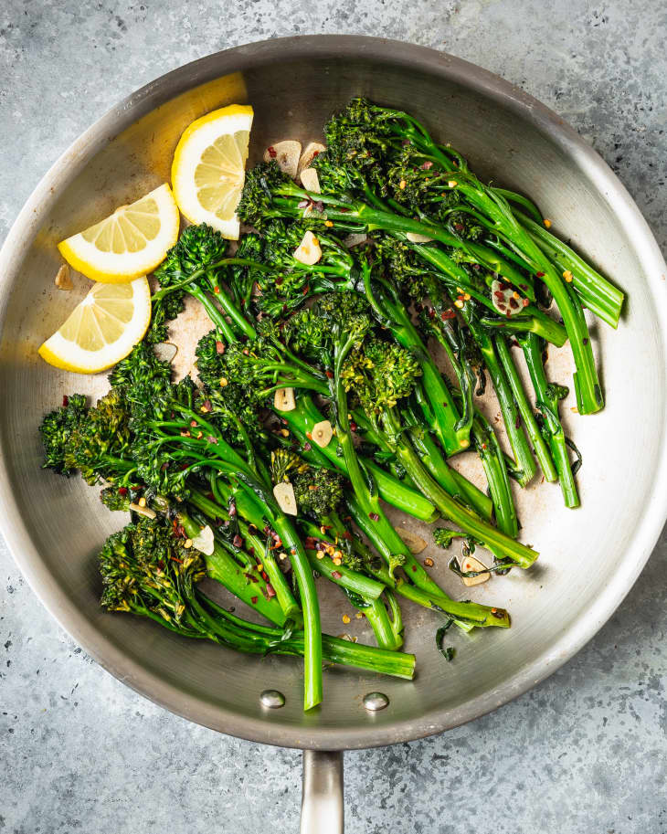 How To Cook Broccolini 10 Minute Sautéed Recipe With Garlic The Kitchn