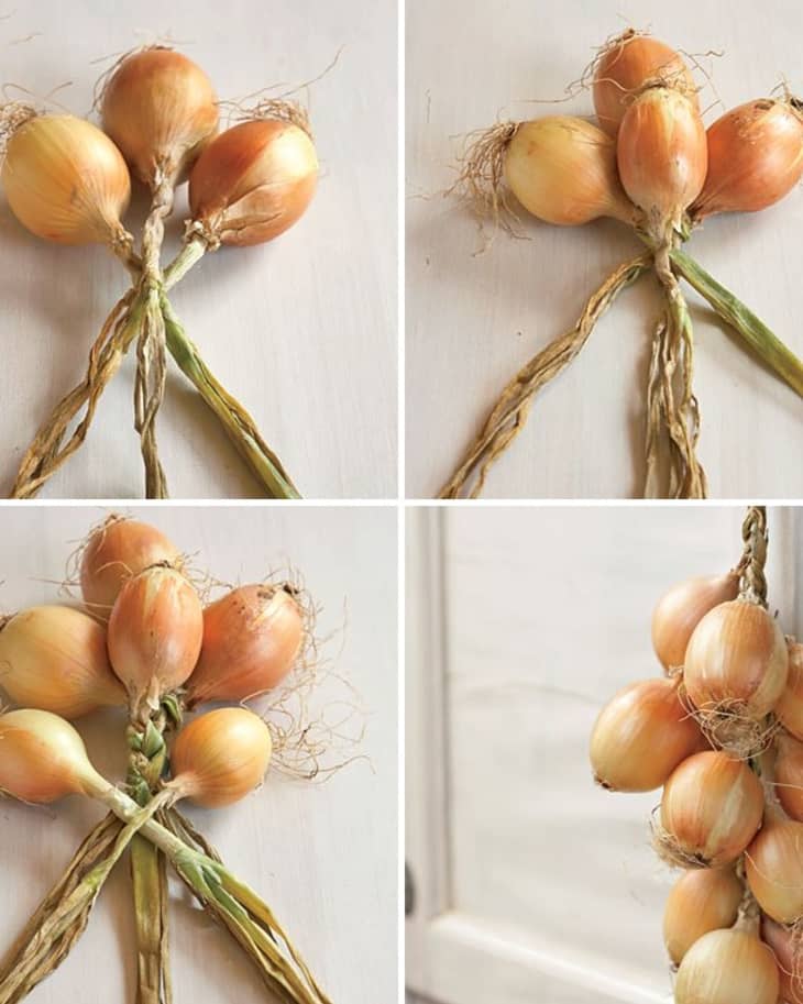 Why You Should Braid Your Onions Like a Pioneer Woman | The Kitchn