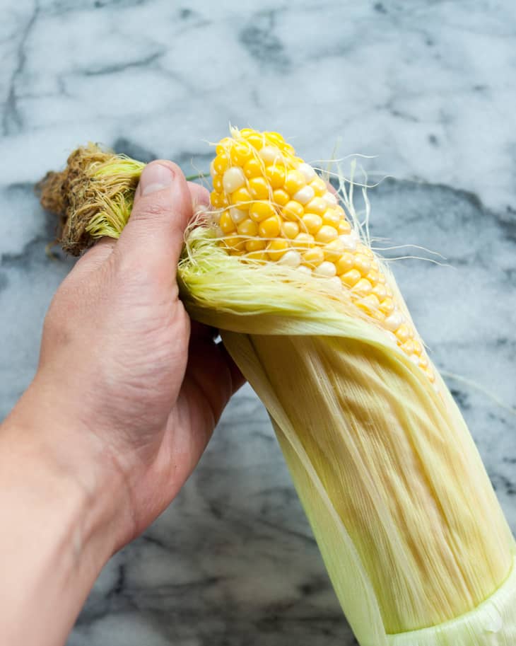 How Close to Cooking Should I Shuck Corn on the Cob? | The Kitchn