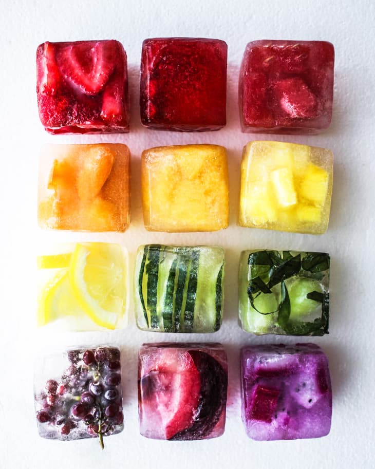 A Rainbow of Ice Cubes | The Kitchn