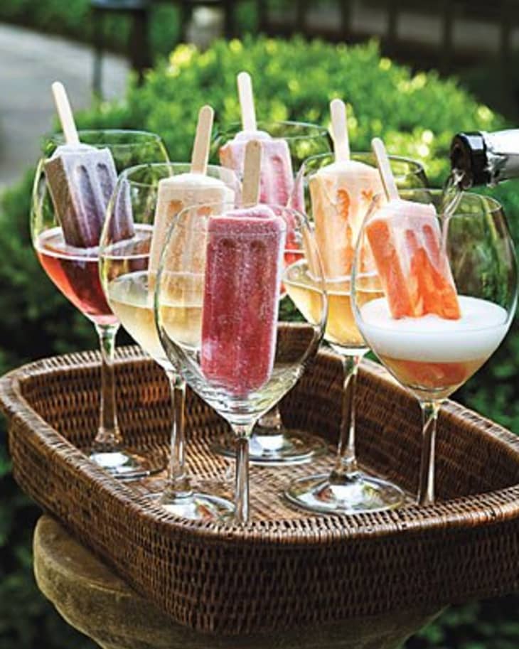 Popsicles in Prosecco: A Colorful, Bubbly Adult Dessert | The Kitchn
