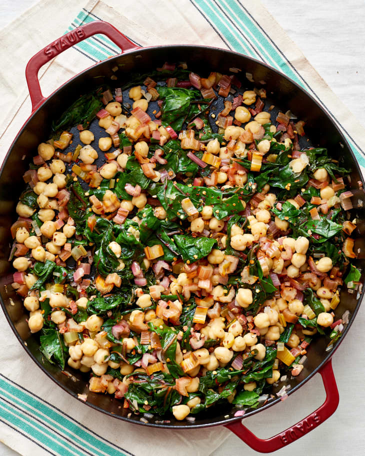 Sautéed Swiss Chard Recipe (With Chickpeas) | The Kitchn