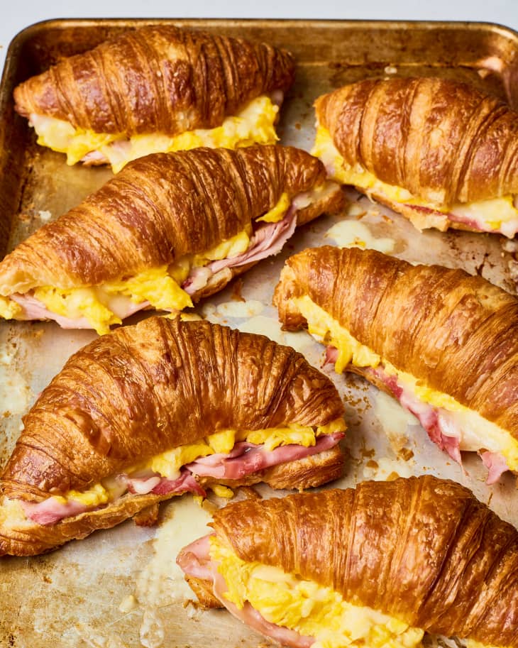 Croissant Breakfast Sandwich (With Eggs, Ham and Cheese) | The Kitchn