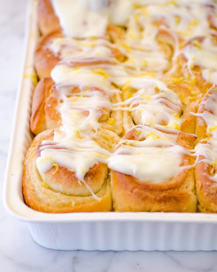 Sticky Lemon Rolls with Lemon Cream Cheese Glaze Recipe | The Kitchn