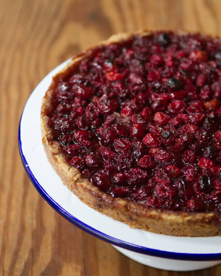 Recipe: Cranberry Tart with Nut Crust | The Kitchn