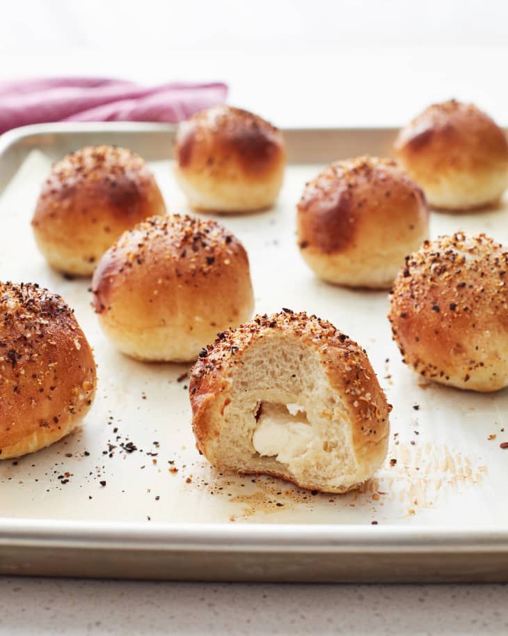 Recipe: Easy Stuffed Bagel Pockets | The Kitchn