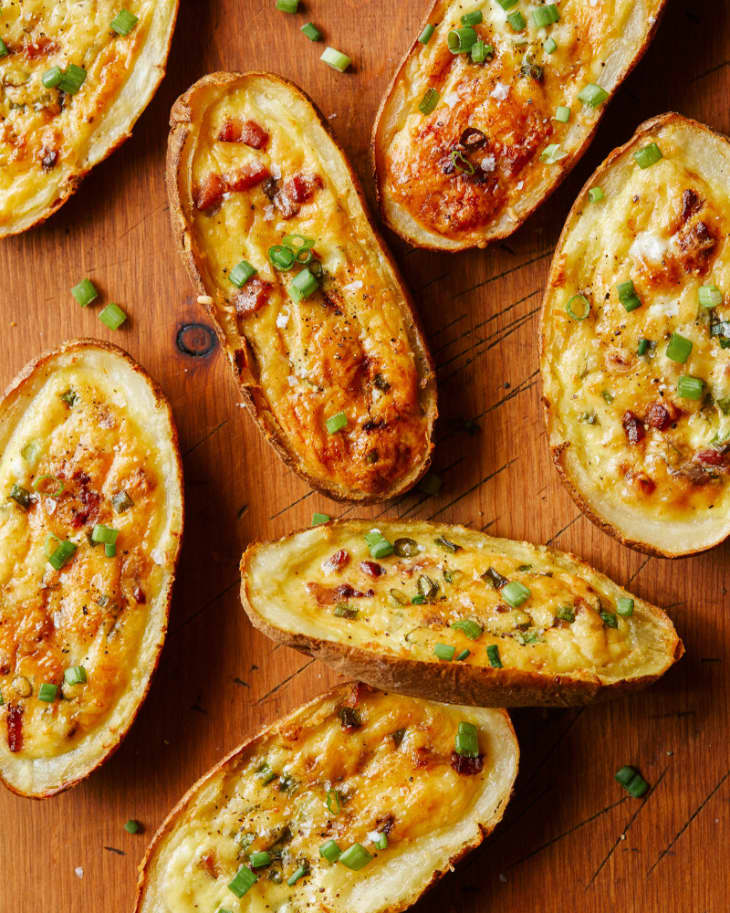 Potato Skin Egg Boats