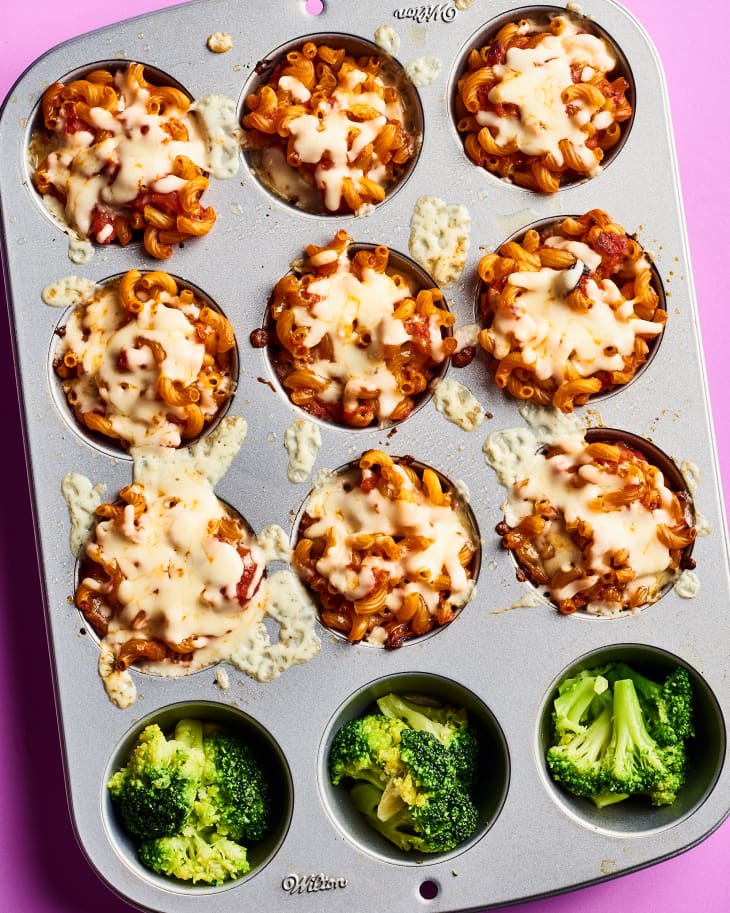 No-Boil Baked Pasta Cups with Broccoli | The Kitchn