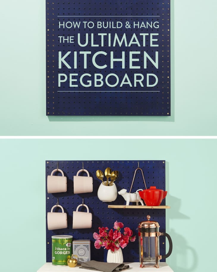 How To Build and Hang a Kitchen Pegboard | The Kitchn