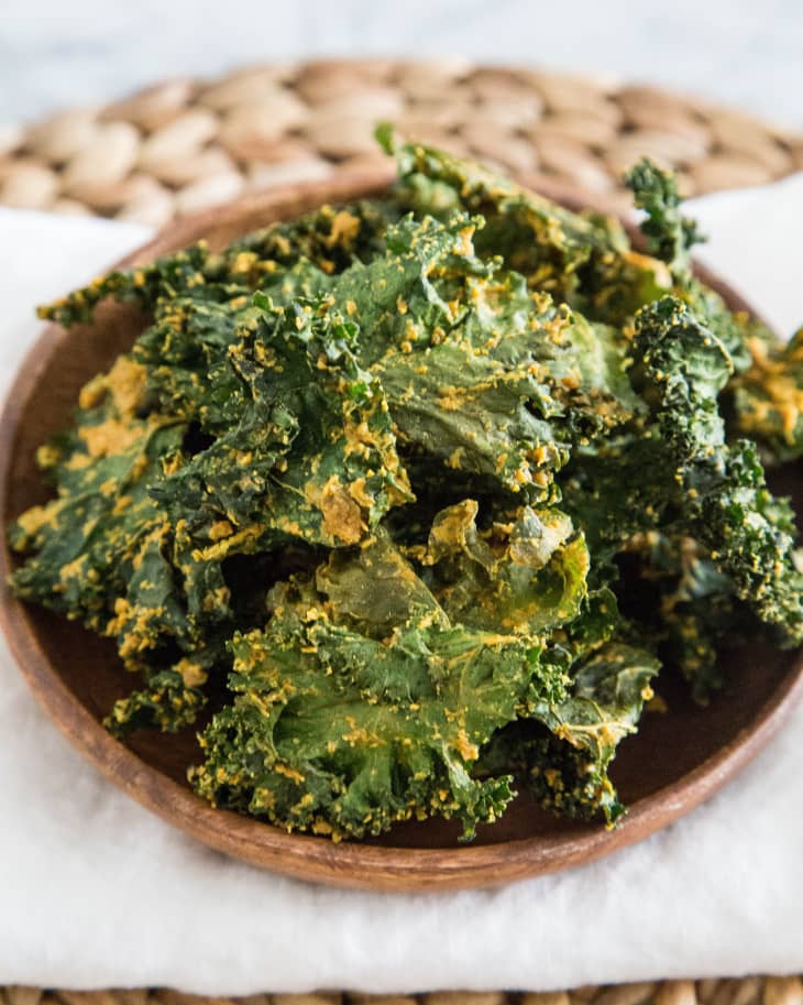 Recipe: Cheesy Vegan Kale Chips | The Kitchn