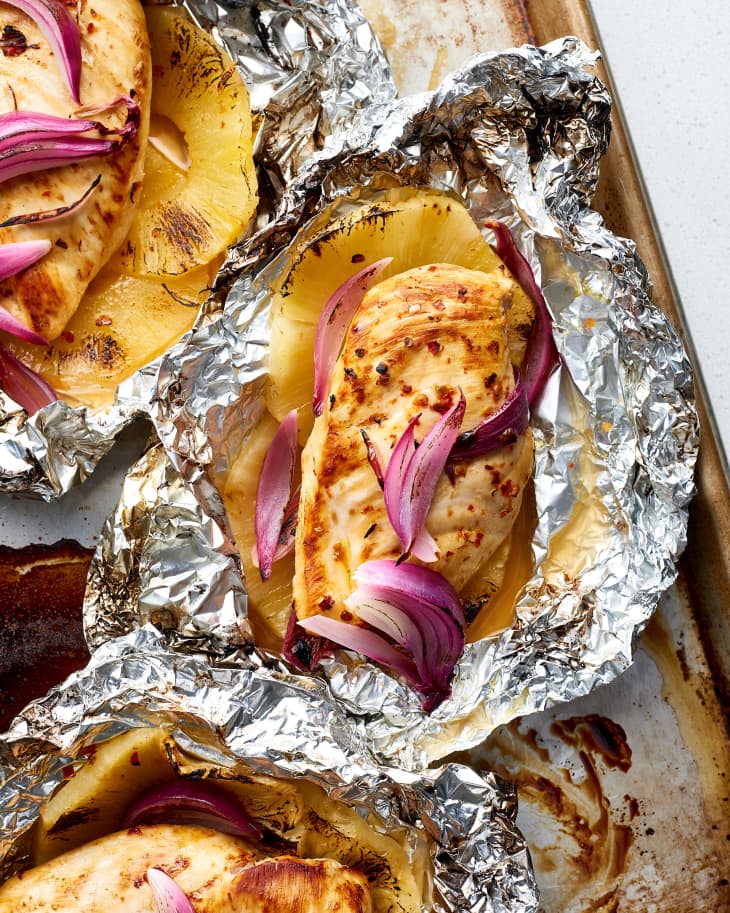 Recipe: Spicy Pineapple Chicken Packets | The Kitchn