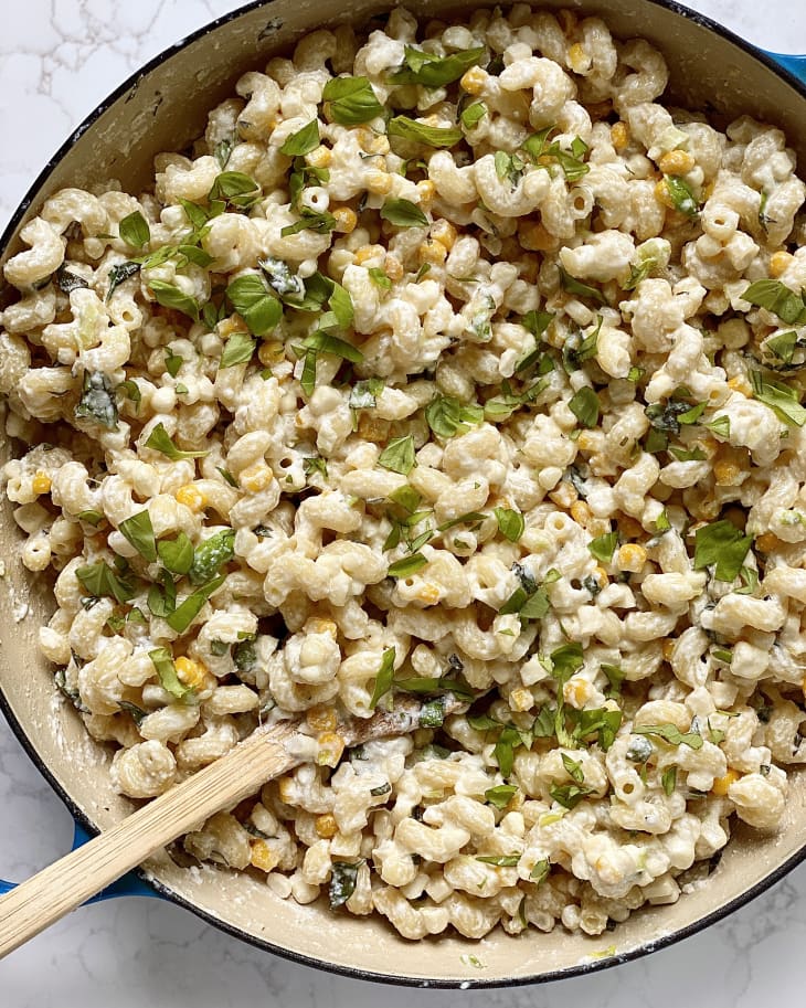 One-Pot Corn Pasta Recipe | The Kitchn