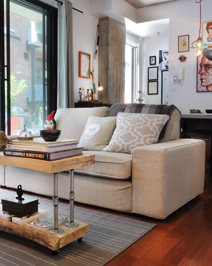 House Tour: A Small Studio Full of Art and DIY Projects | Apartment Therapy