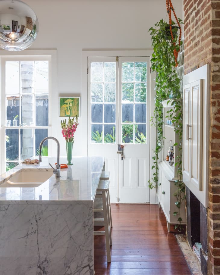 Waterfall Edge Countertop Examples in 6 Real Kitchens | Apartment Therapy