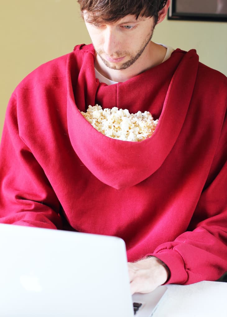 Yes, This Is the Best Way to Eat Popcorn at Your Desk | The Kitchn