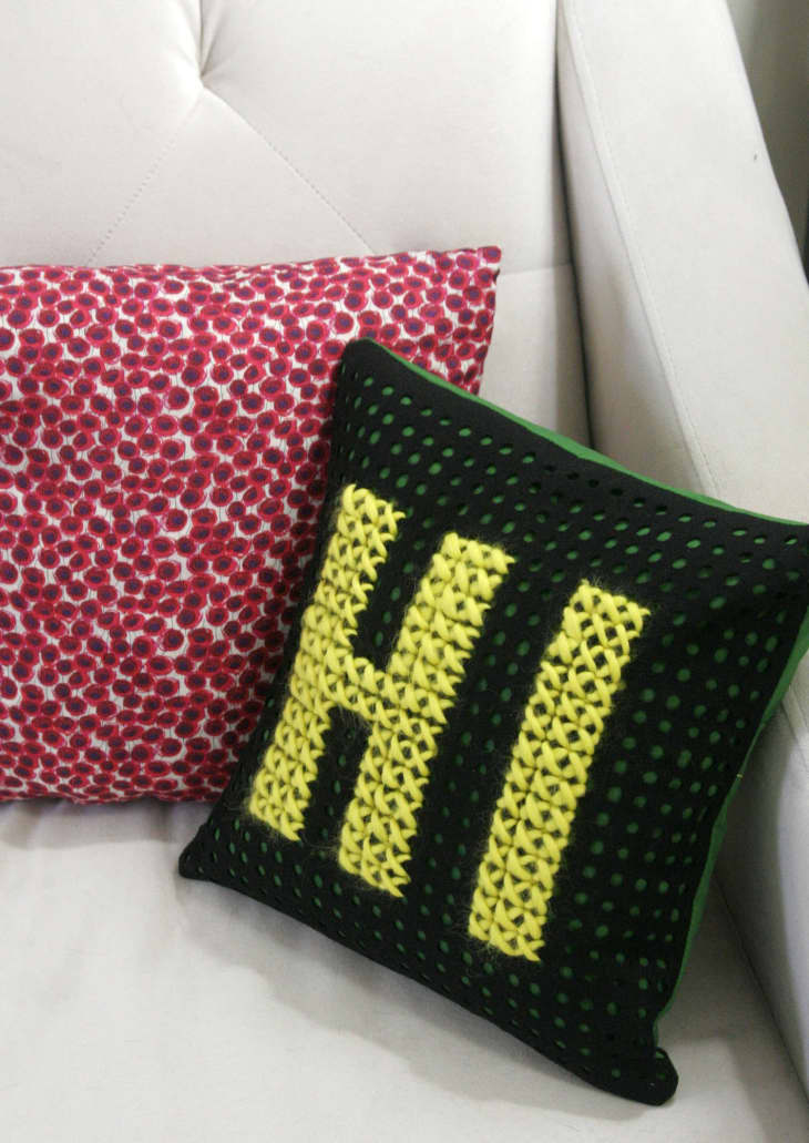DIY Project Idea: How to Sew a Cross Stitch Pillow | Apartment Therapy