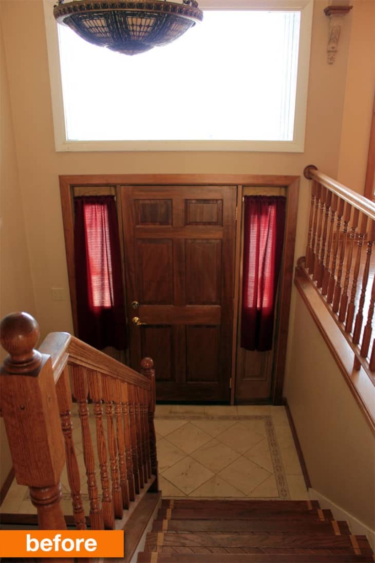 Before & After: A DIY Project-Packed Split Entry Makeover | Apartment ...