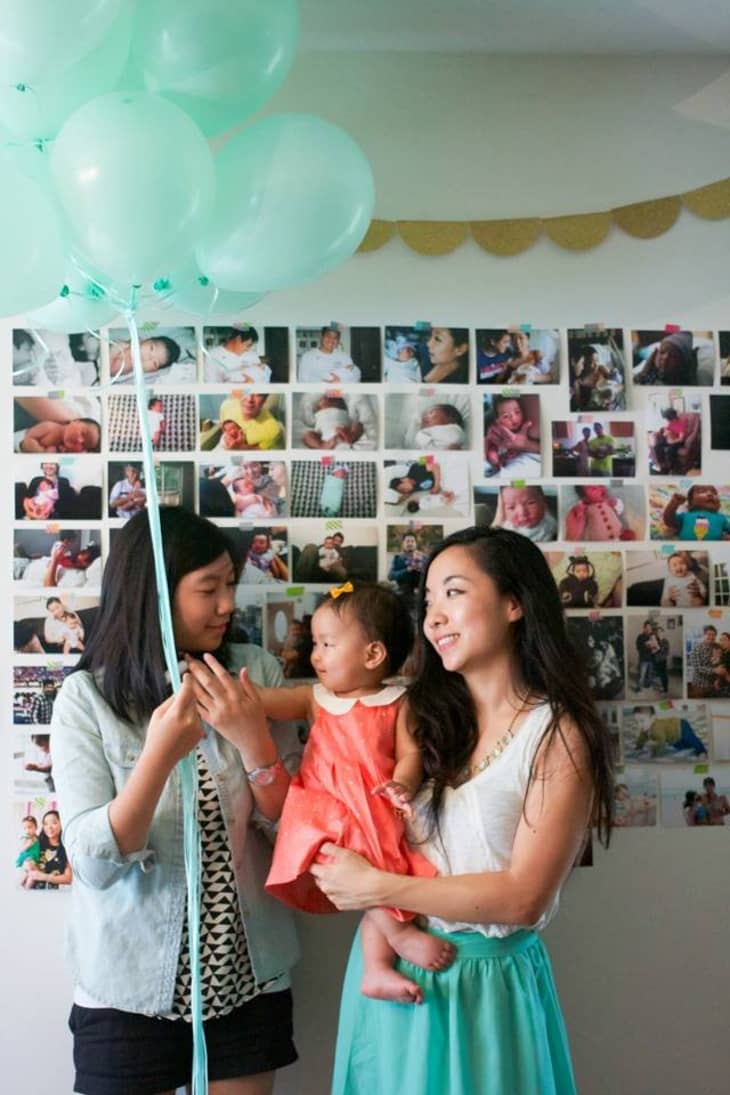 Easy Party Decor Idea: Make a Photo Wall for Under $25 | Apartment Therapy