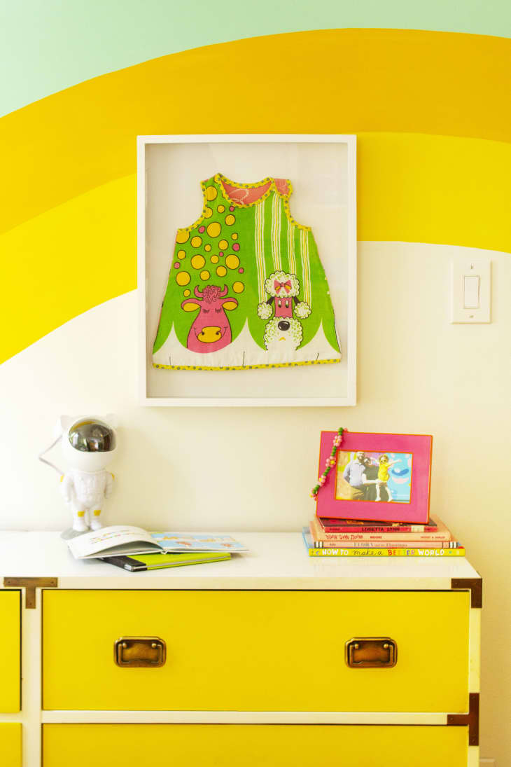 How to Frame an Heirloom Piece of Kids Clothing | Cubby