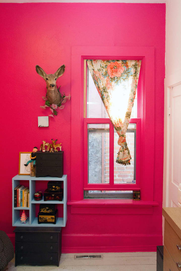 House Tour: Neon Colors in a Vintage Eclectic House | Apartment Therapy