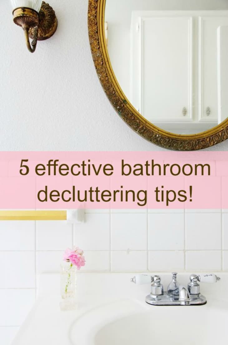 Small Bathroom Ideas: 5 Effective Decluttering Tips for a Tidier Space ...