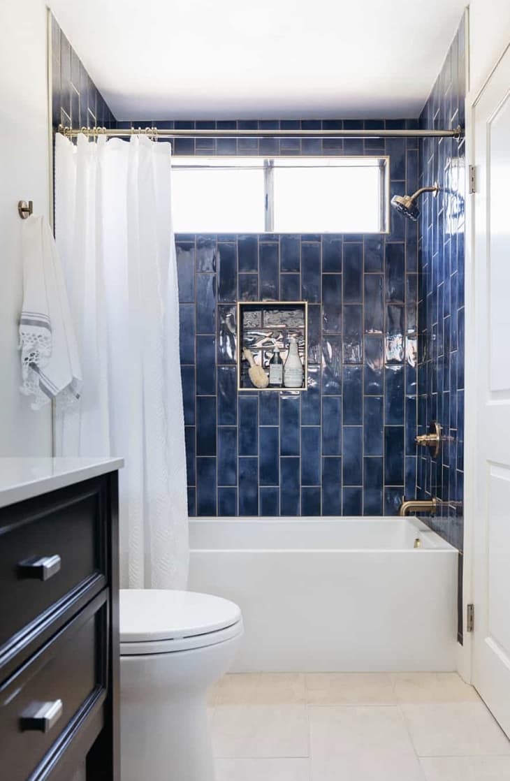 How Colored Grout Can Make Your Bathroom Look More Expensive ...