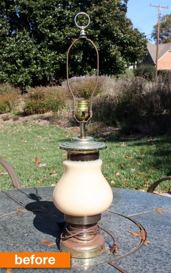 Before & After: A Dumpster Lamp Gets a New Life | Apartment Therapy