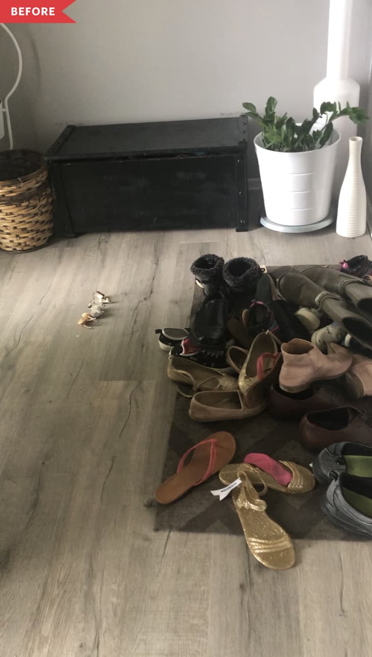 Entryway Shoe Cubby DIY | Apartment Therapy