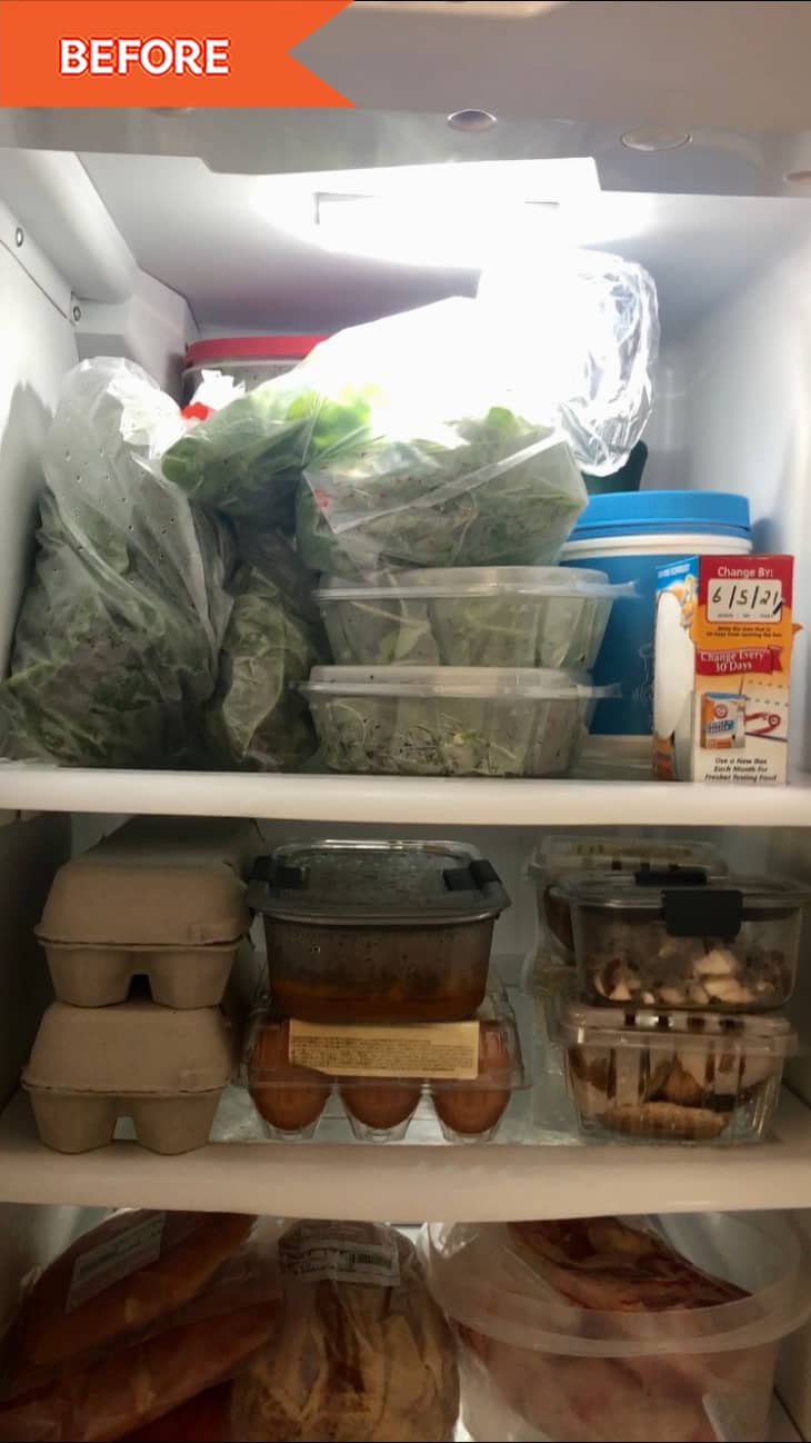 Before & After: A $200 Fridge Refresh Makes It Perfectly Organized ...
