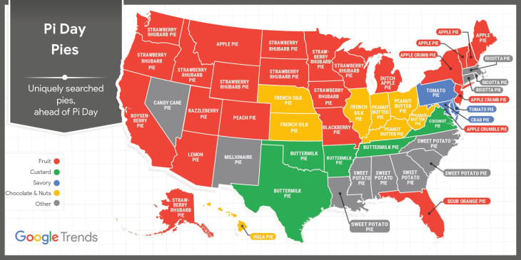 The Most Uniquely Searched Pies By State, According to Google | The Kitchn