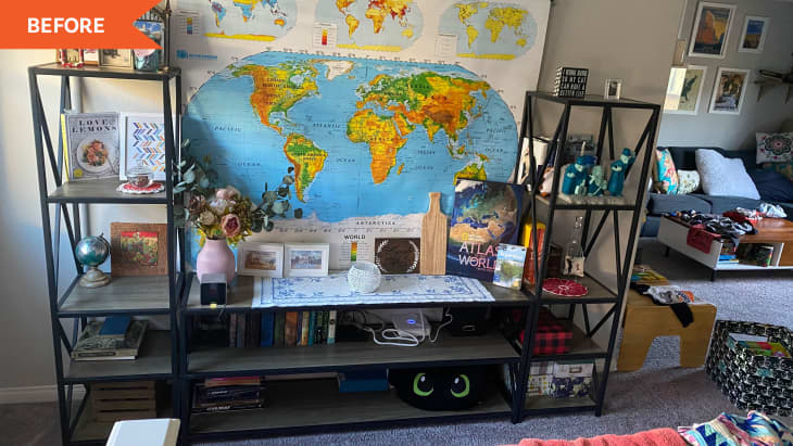 $700 IKEA PAX Built-in Desk Hack - Before and After Photos | Apartment ...